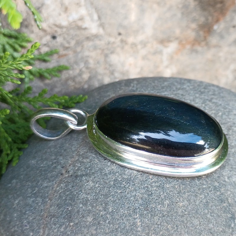 Large Silver Pendant - Etsy