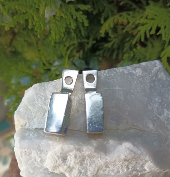 RAY TRACEY Inlay Split Pendant, Sterling Silver, Doub… - Gem