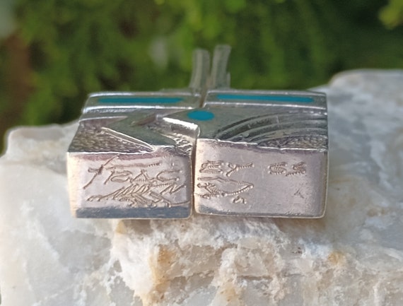 RAY TRACEY Inlay Split Pendant, Sterling Silver, Doub… - Gem