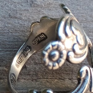 AVON Sterling Silver Spoon Bypass Ring, Treasured Hearts, Double Hearts ...