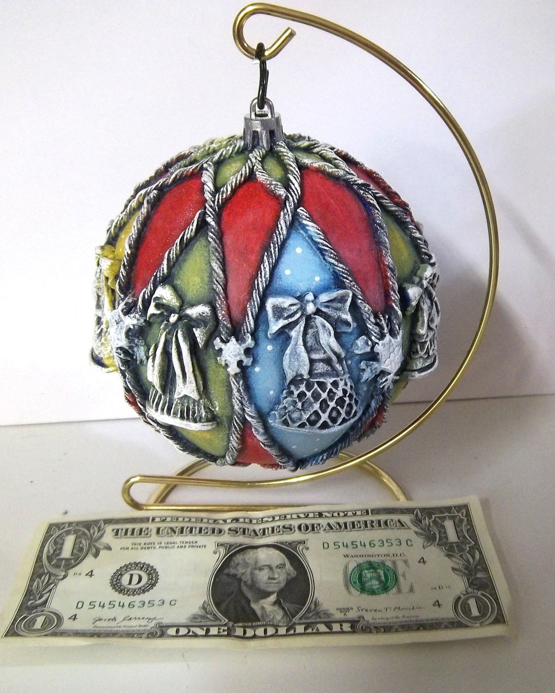 Single Jingle Bells - Ball Ornament - Handmade - One of a Kind ...