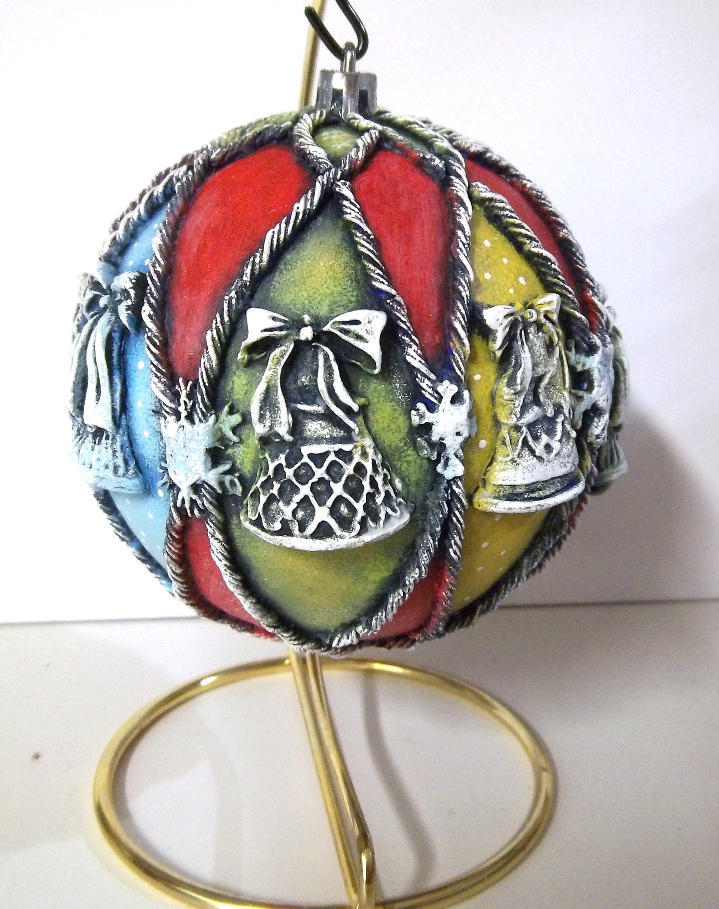 Single Jingle Bells - Ball Ornament - Handmade - One of a Kind ...