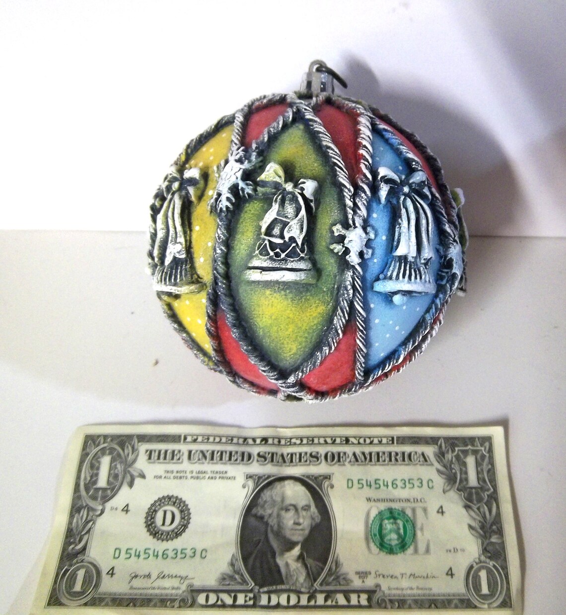 Single Jingle Bells - Ball Ornament - Handmade - One of a Kind ...