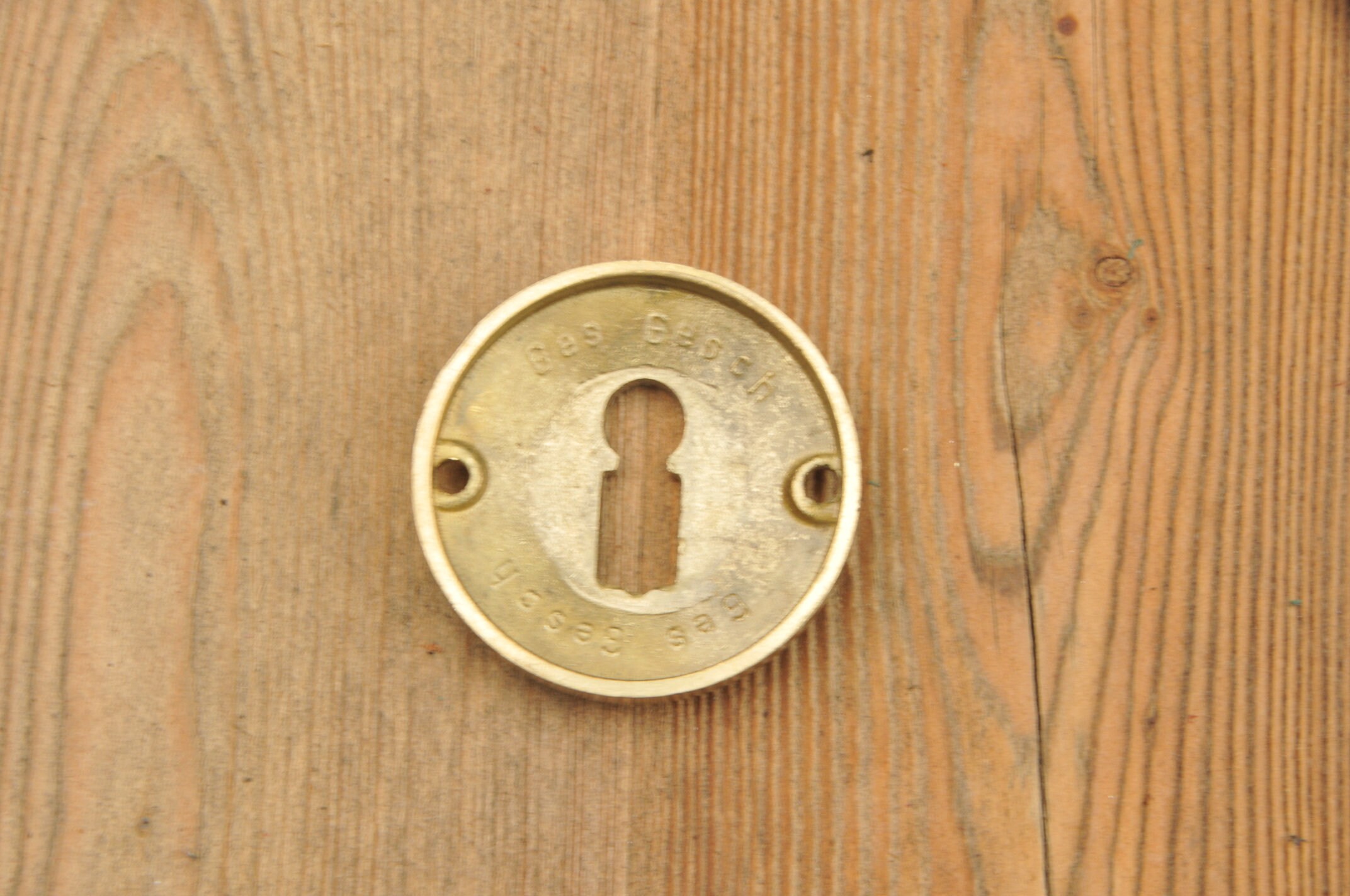 Bronze overlays on door locks | Etsy