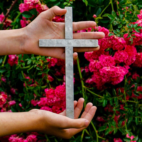 A Large Cross Made of Stainless Steel for a Monument - Etsy