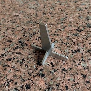 Stainless Steel Stand 1 Pair Decorative Plate Stand Metal Display Stand ...