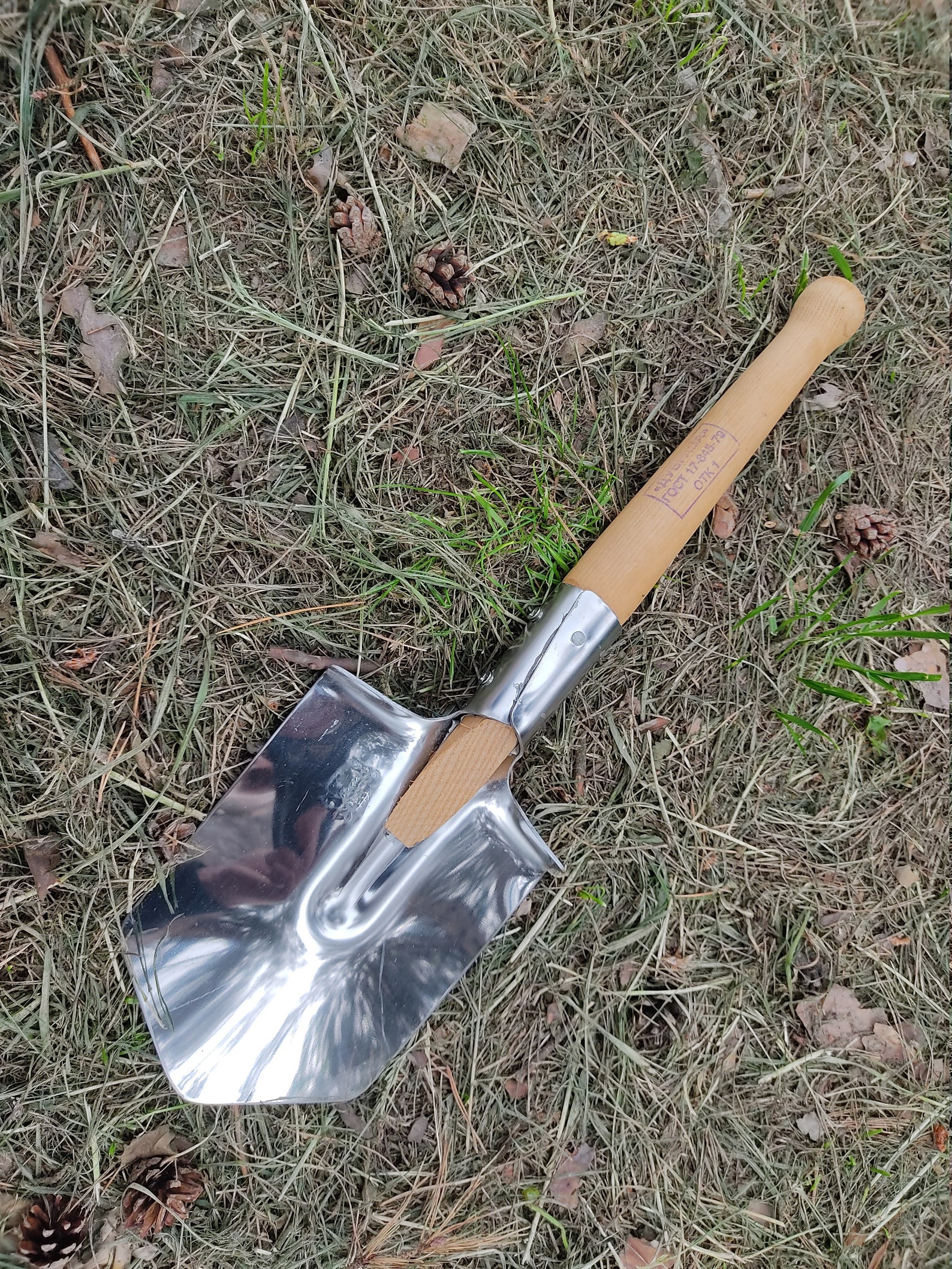 Soviet Sapper Shovel Small Military Sapper Shovel USSR Stainless Steel ...