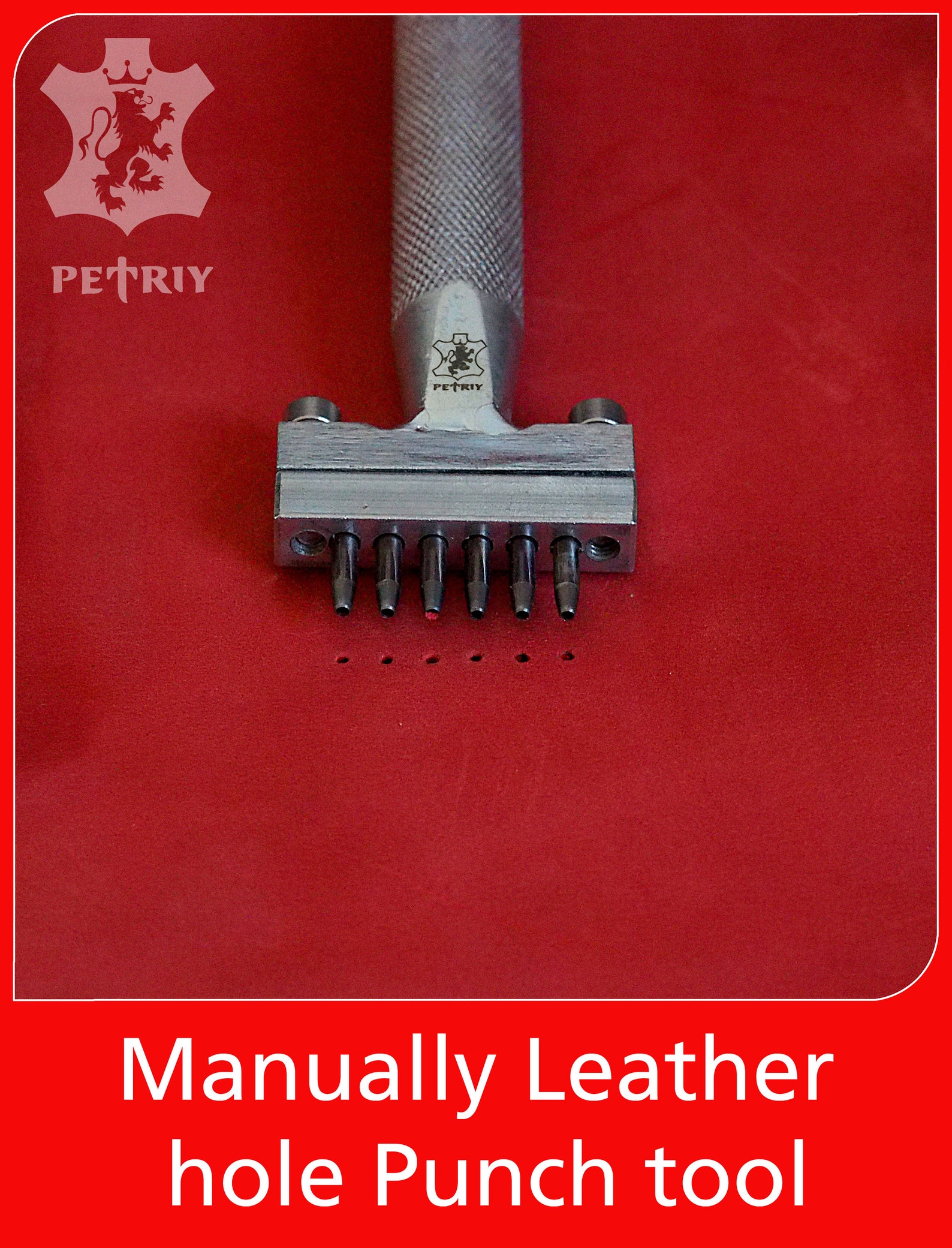 Manually Leather Hole Punch Tools Round 1 Mm Hole Stitching Punch for ...