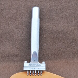 Manually Leather Hole Punch Tools Round 1,5 Mm Hole Stitching Punch for ...