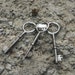 Prison Keys Metal Keys Old Keys Embellishments Set of Three Antique ...
