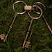 Prison Keys Metal Keys Old Keys Embellishments Set of Three Antique ...