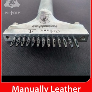 Manually Leather Hole Punch Tools Round 1 Mm Hole Stitching Punch for ...