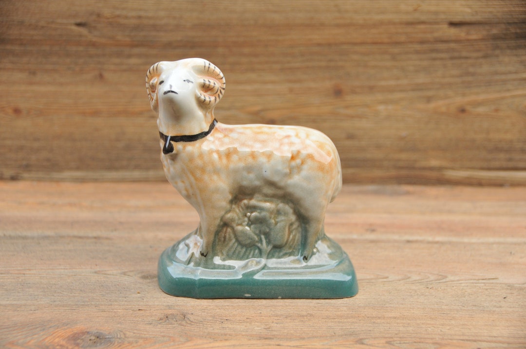 Ceramic Ram Soviet Ceramic Ram Vintage Ceramic Ram Aries in Ceramic ...