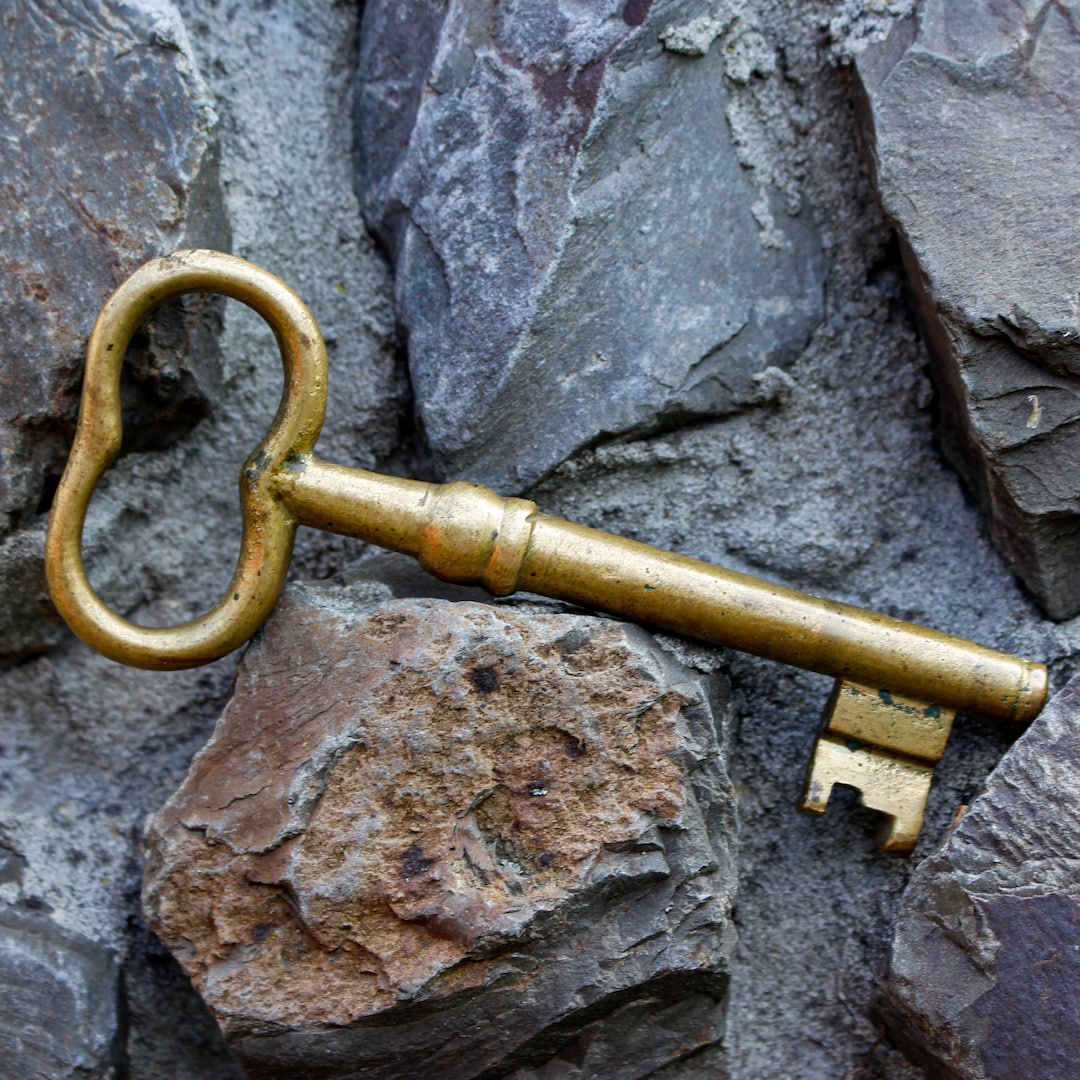 Antique Brass Key - Etsy