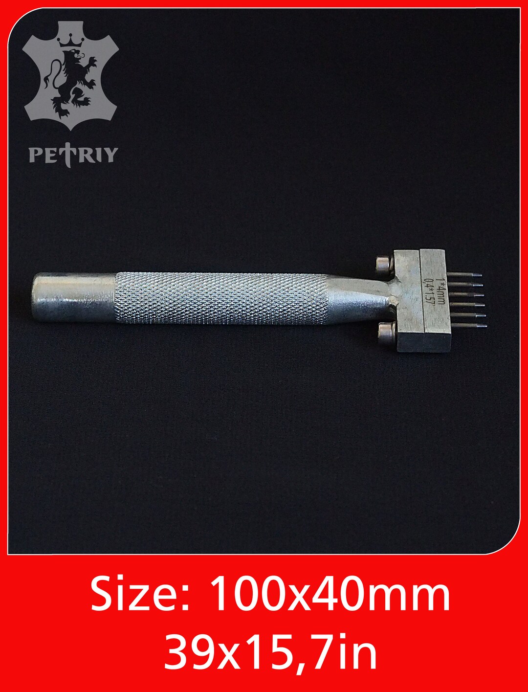 Manually Leather Hole Punch Tools Round 1 Mm Hole Stitching Punch for ...