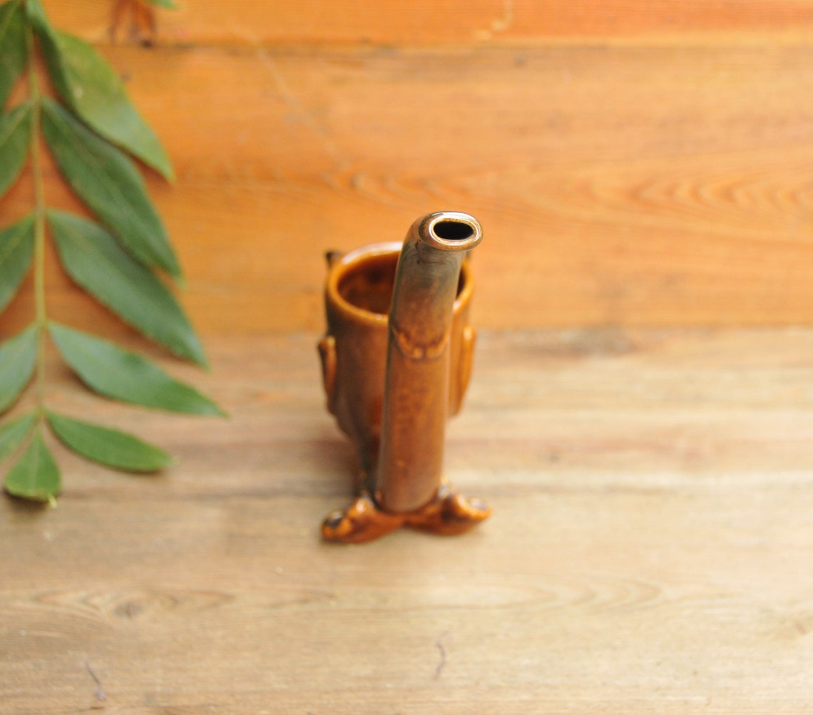 Antique Ceramic Devil's Mug Decorative Smoking Pipe Devil | Etsy