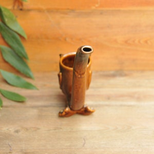 Antique Ceramic Devil's Mug Decorative Smoking Pipe Devil Face Pipe ...