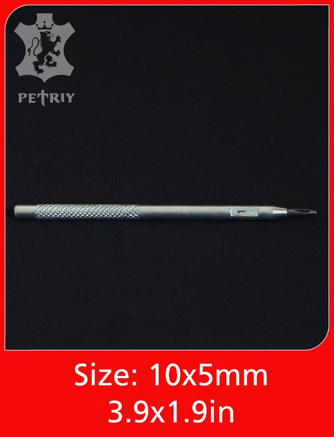 Manually Leather Hole Punch Tools Round 1mm Hole Stitching Punch for ...