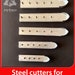 Cutters for Leather, Punches for Leathercraft for Professional, Steel ...
