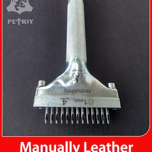 Manually Leather Hole Punch Tools Round 1 Mm Hole Stitching Punch for ...