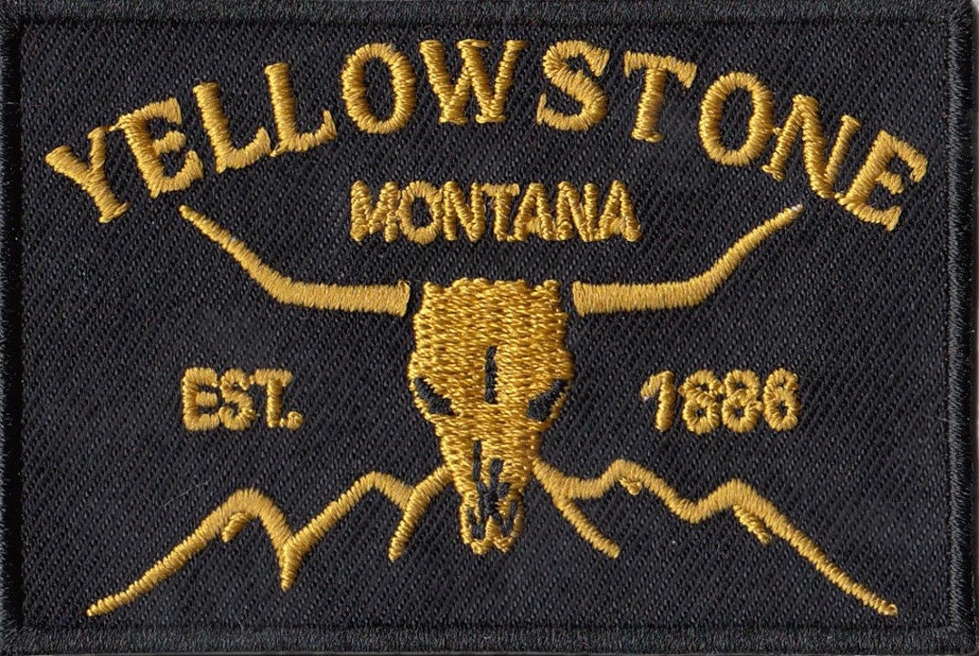 Two Yellowstone Montana 2x3 Iron-on Patches for One Low Price - Etsy