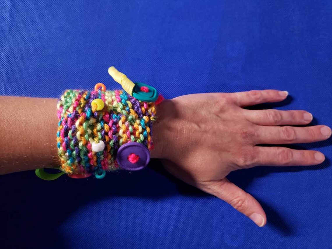 Fidget Cuff/Sensory Bracelet Alzheimer's Dementia A.d.h.d. | Etsy