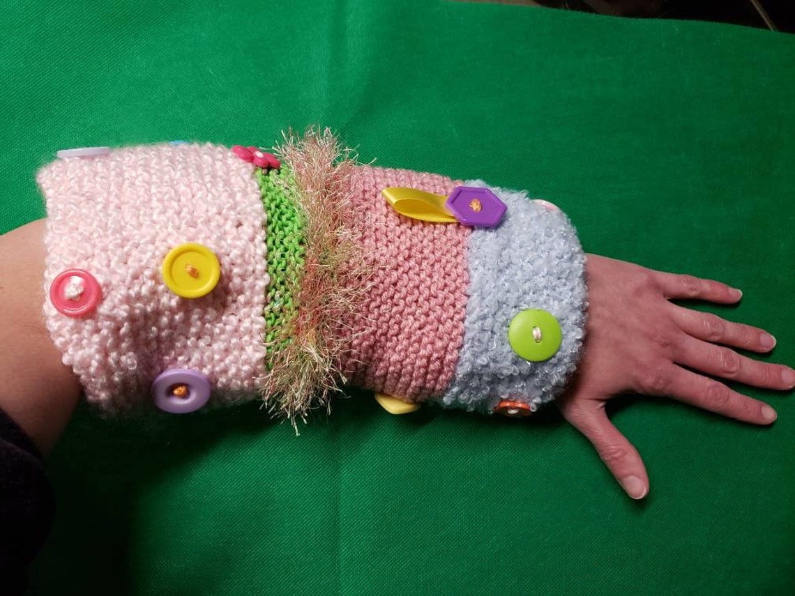 Large Fidget Sleeve/sensory Muff Twiddle Fiddle | Etsy