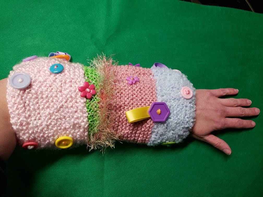 Large Fidget Sleeve/sensory Muff Twiddle Fiddle - Etsy