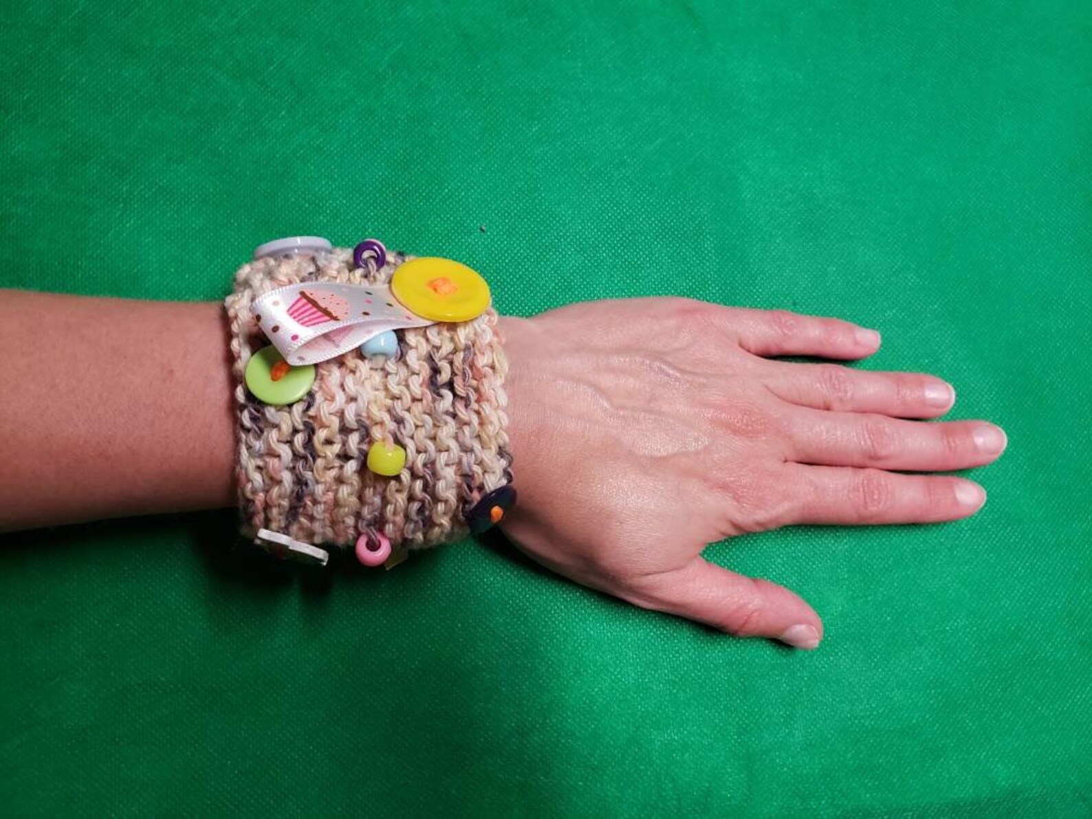 Fidget Cuff/sensory Bracelet Twiddle Fiddle Medium Alzheimer's Dementia ...
