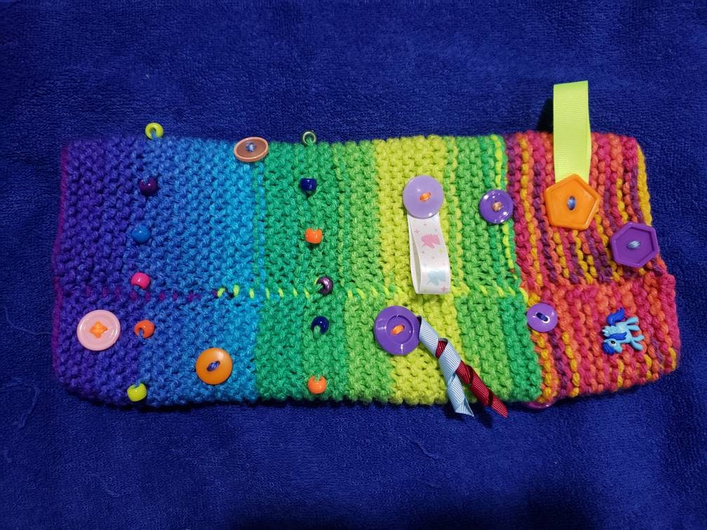 Fidget Sleeve/sensory Muff Twiddle Fiddle Alzheimer's Dementia A.D.H.D ...