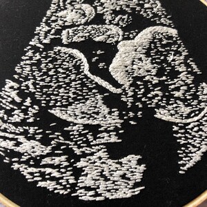 Sonogram Embroidery, Ultrasound Embroidery, Embroidery Hoop Art, Custom ...