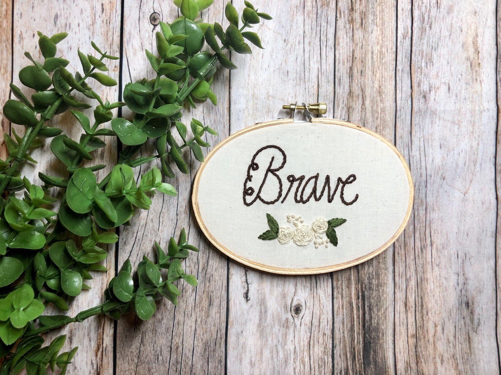 Inspirational Word Hoop Word of the Year Mini Hoop - Etsy