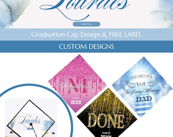 Custom Graduation Cap Any Design Any Colors. - Etsy