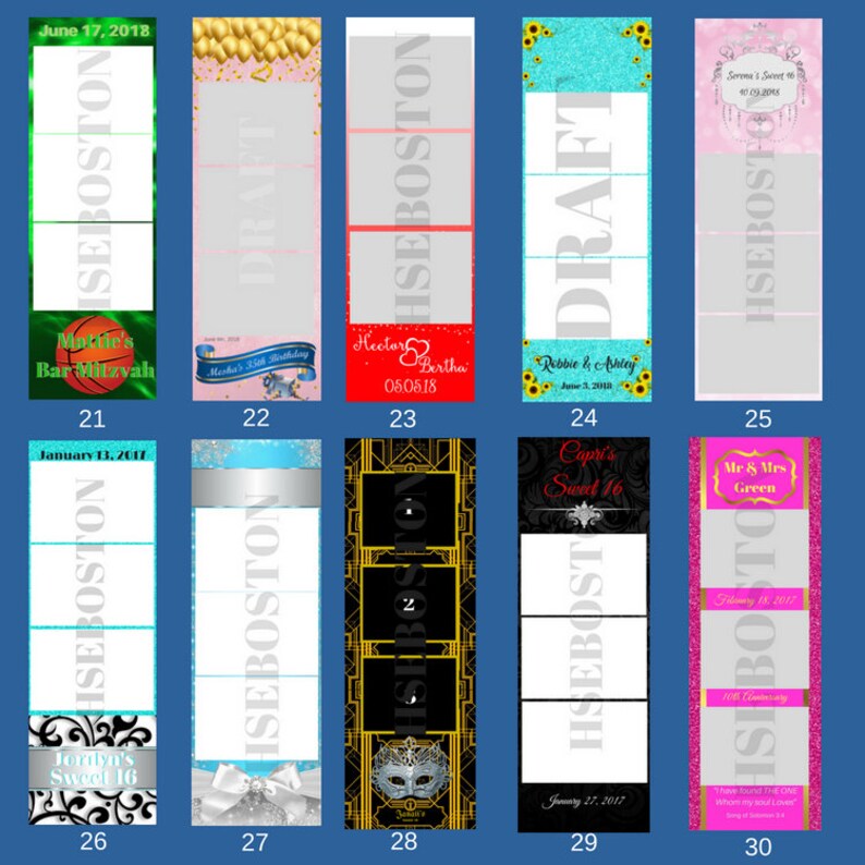 Custom Photo Booth Design | Etsy