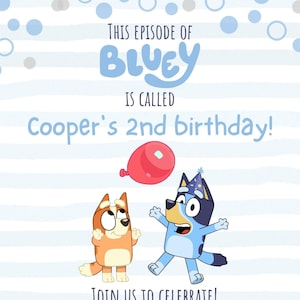 Bluey is Turning Twoey - Etsy