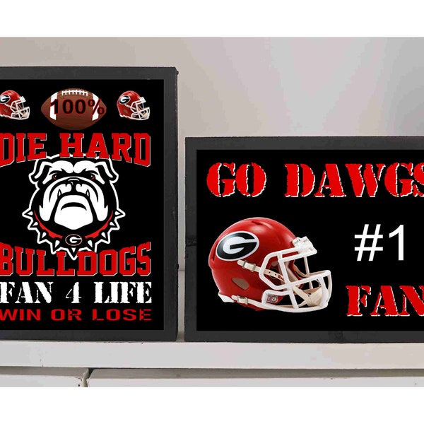 Georgia Bulldogs Signs - Etsy