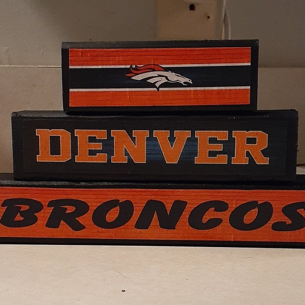 Denver Broncos Sign - Etsy