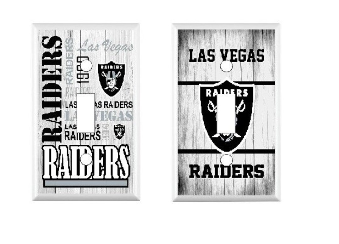Las Vegas Raiders Light Switch Cover Football NFL NFC Father Men's Gift ...