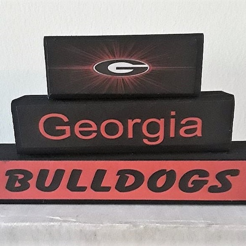 Georgia Bulldogs Wooden Sign - Etsy