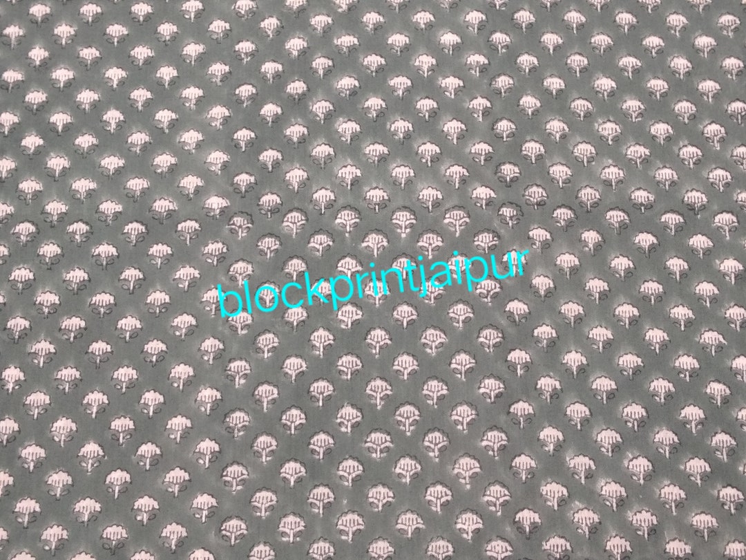 Handblockdruck Baumwolle Lose Stoff,Cotton Voile Stoff,Jaipuri ...