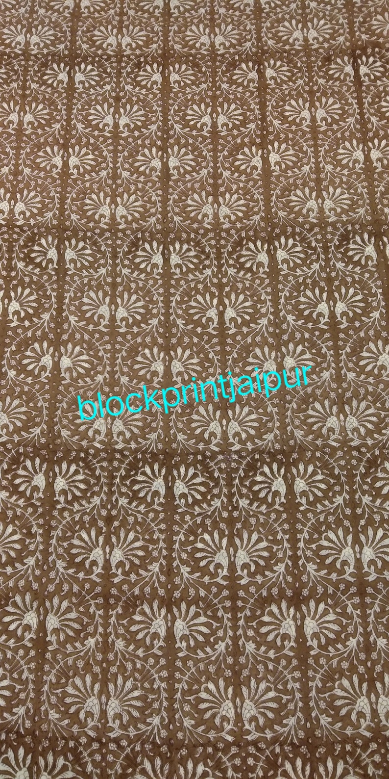 Hand Block Print Cotton Loose Fabriccotton Voile - Etsy