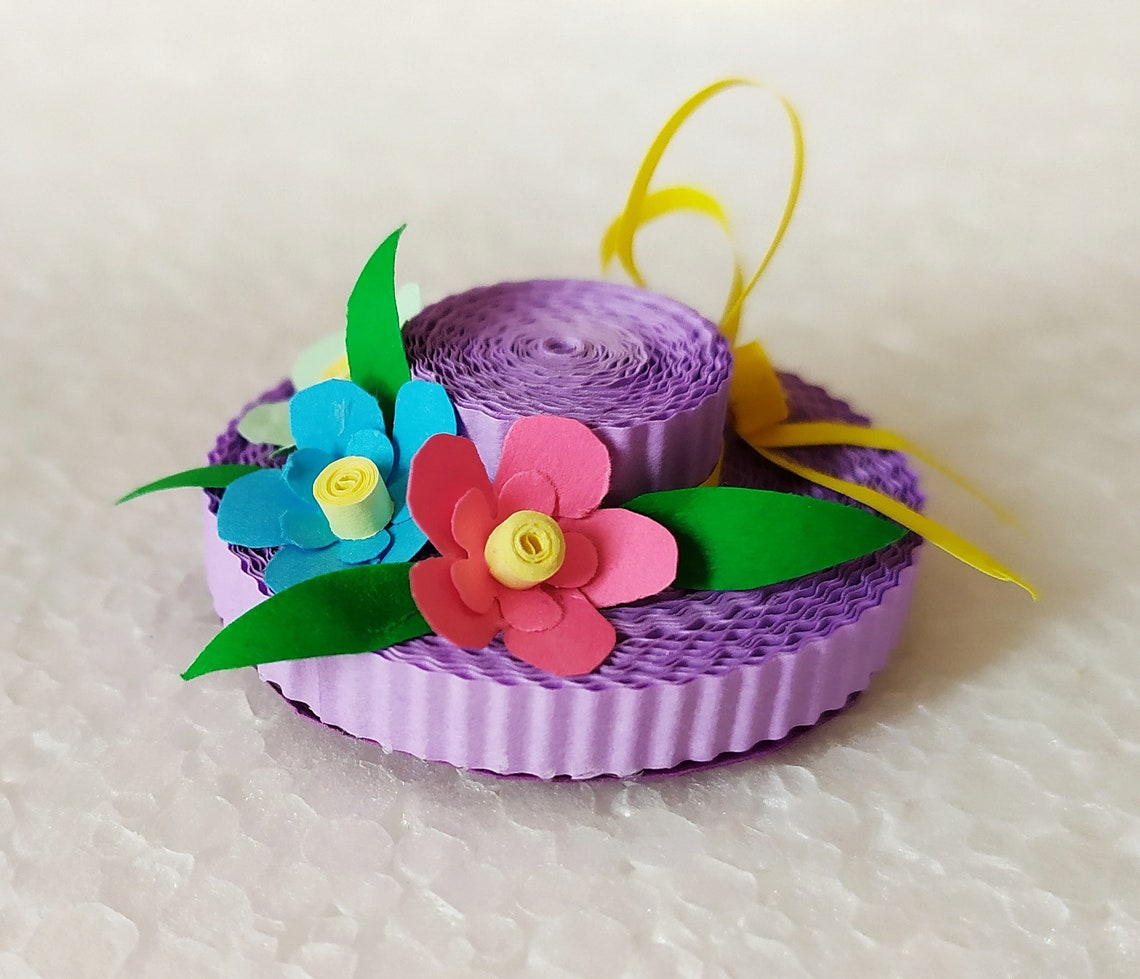 Quilling Gift Hat Magnet - Etsy