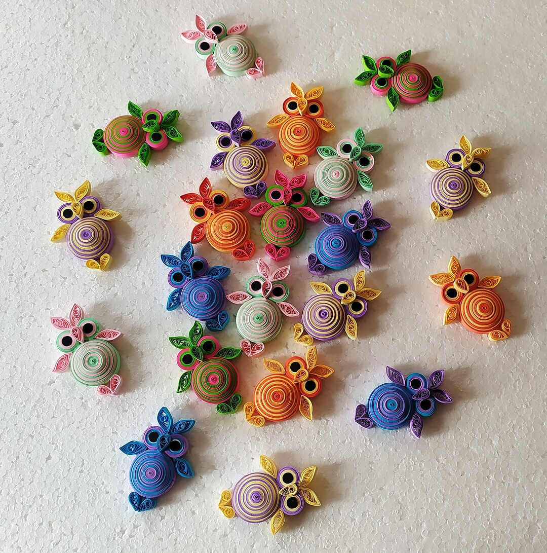 Quilling Gift Owl Magnet - Etsy
