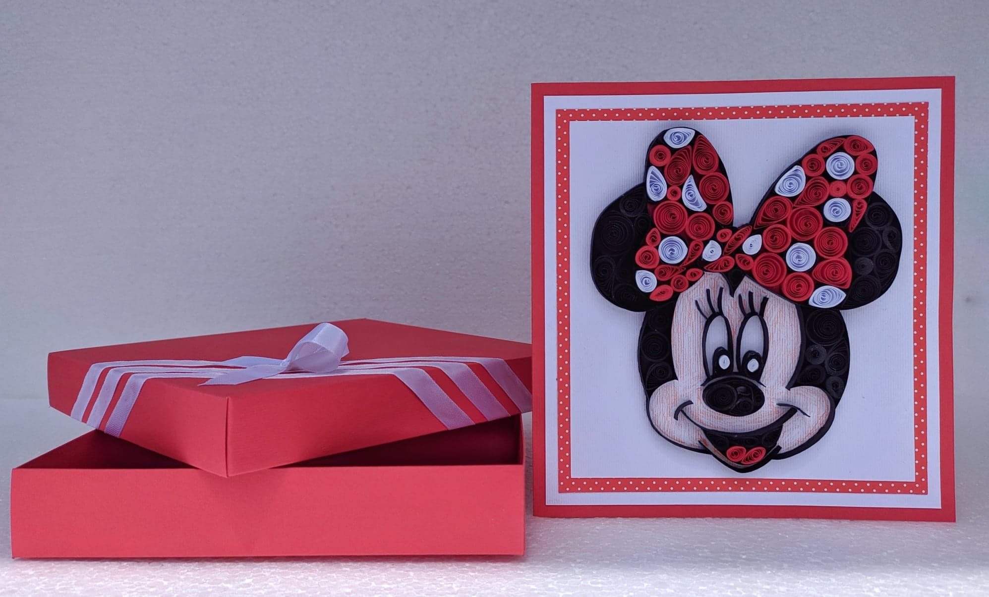 Quilling Gift Minnie Mouse Card - Etsy