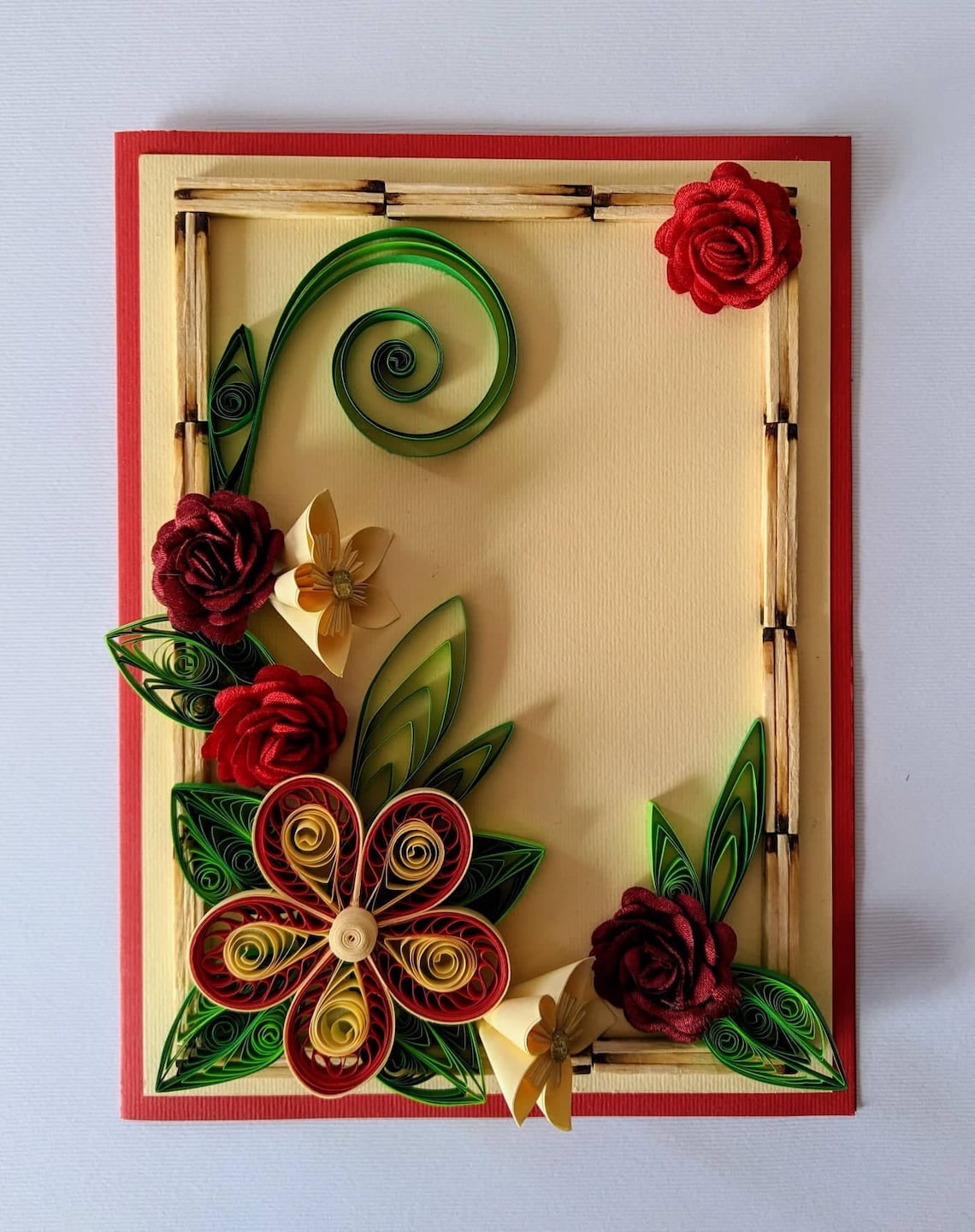 Quilling Flower Card - Etsy