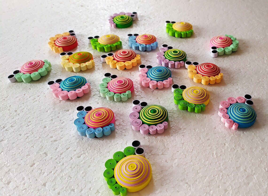 Quilling Gift Magnet Snail - Etsy