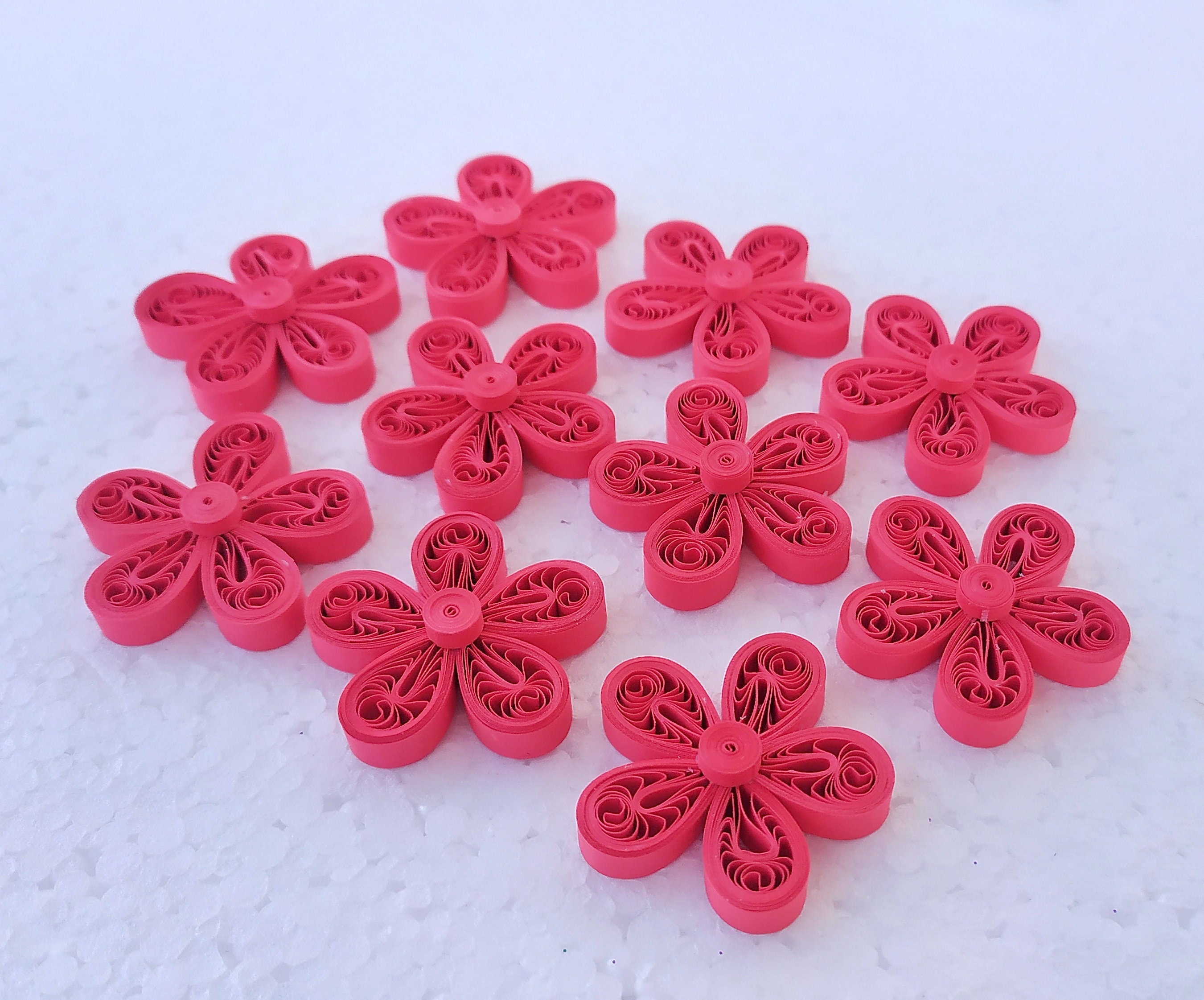 Quilling Gift Little Flowers Set of 10 - Etsy