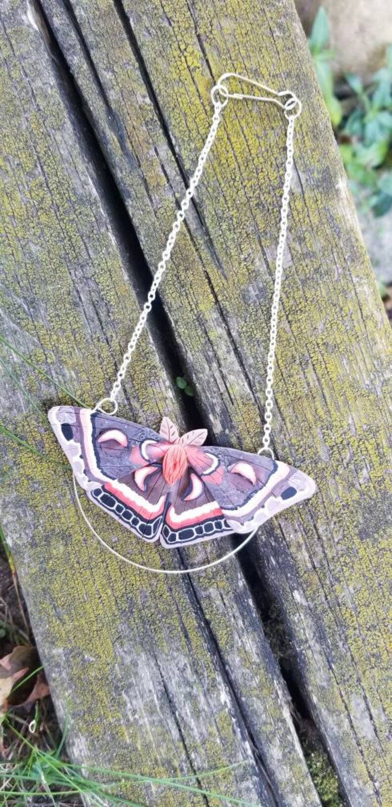 Polymer Clay Cecropia Moth Ornament Cecropia Moth Ornament - Etsy