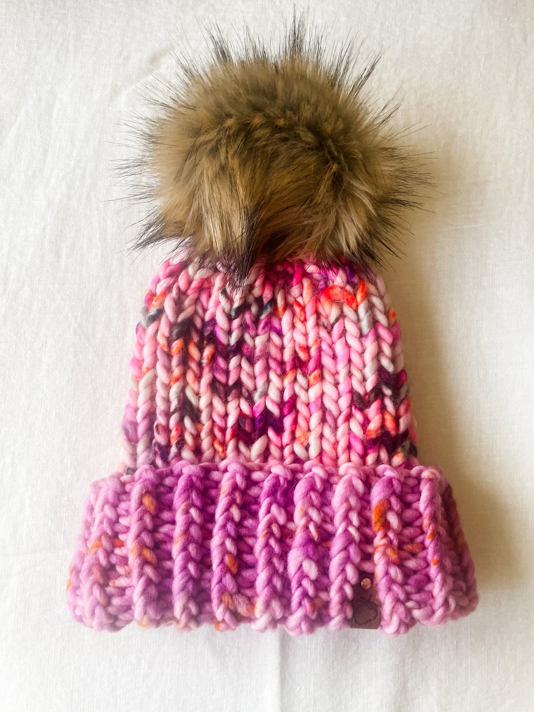 Jumbo Size Super Chunky Luxury Hand-knit Warm Winter Beanie - Etsy