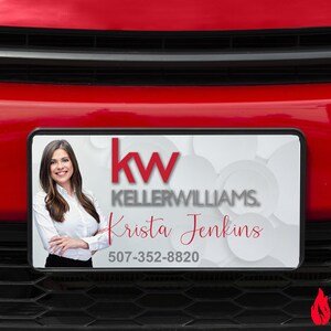 Keller Williams Realty FULL Color Vanity License Plate Fully ...
